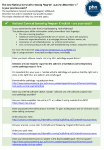 Cervical Cancer Screening