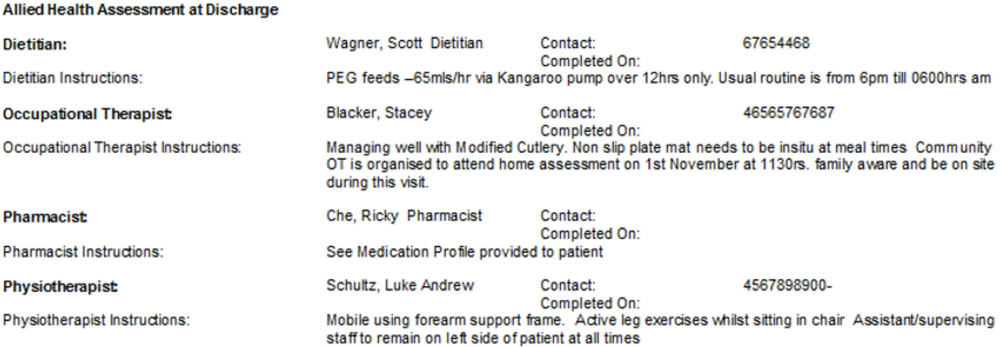 Discharge Summary Update from the Northern NSW Local Health District ...