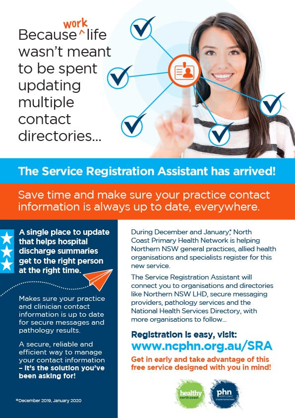 The Service Registration Assistant Has Arrived - Healthy North Coast